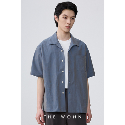 THEWONN古巴领短袖衬衫