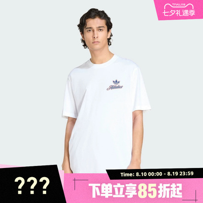 adidas阿迪达斯三叶草男子GFX T运动休闲短袖T恤KE2248