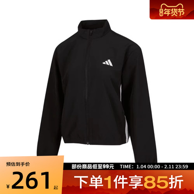adidas阿迪达斯女子TE 3S WOVEN JKT运动健身夹克外套JD6539