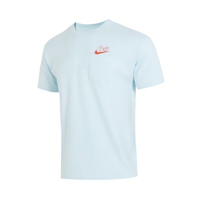 耐克男子圆领短袖T恤宽松印花运动休闲半袖 HF6594-474 深圳主仓
