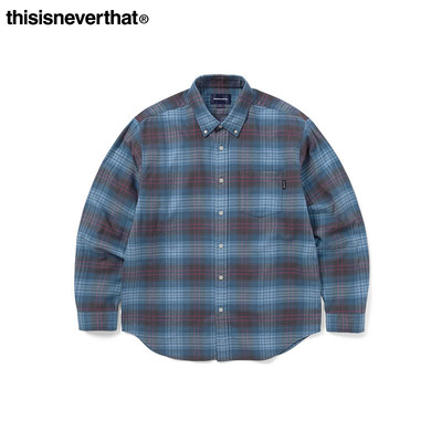 thisisneverthat® Flannel Check Shirt 25春夏新款格子衬衫男款