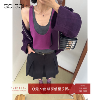 PRONOUNCE双色层次运动背心秋