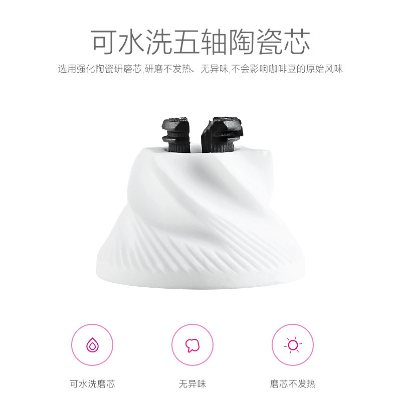 咖啡磨豆机手摇咖啡n豆研磨机器水洗家用小型现磨咖啡粉手磨咖啡