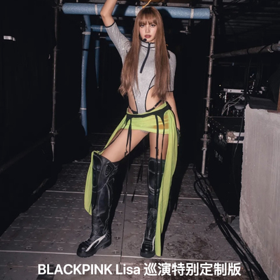 Lisa同款·日常版·EMPTY BEHAVIOR·平底拳击靴 做旧牛皮机车靴