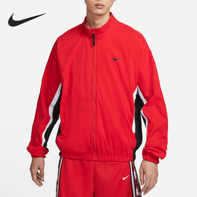 耐克男士简约立领运动夹克外套