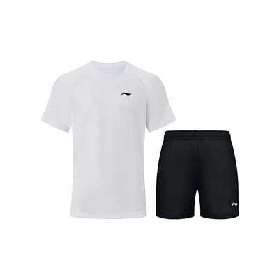 李宁正品乒乓球系列男女同款速干透气经典凉爽比赛套装AATT003-7