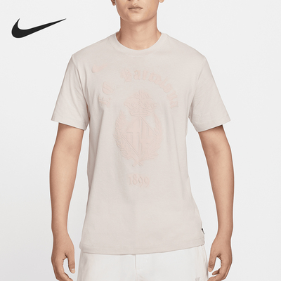 Nike/耐克正品HERITAGE男士透气经典圆领足球T恤HF0890-104