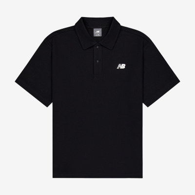 New Balance新百伦正品Polo男短袖休闲运动翻领衫NFF29191-BK