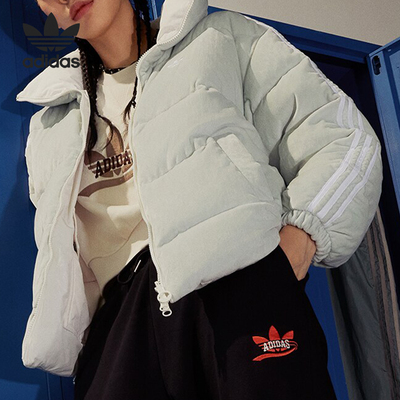 Adidas/阿迪达斯正品2023冬季双面女子保暖羽绒服外套IU4835