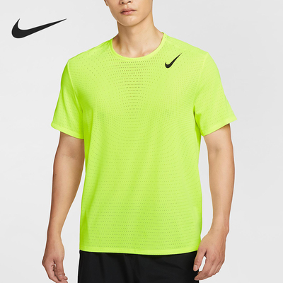 Nike/耐克正品Dri-FIT ADV男士时尚跑步透气短袖HJ3378-702
