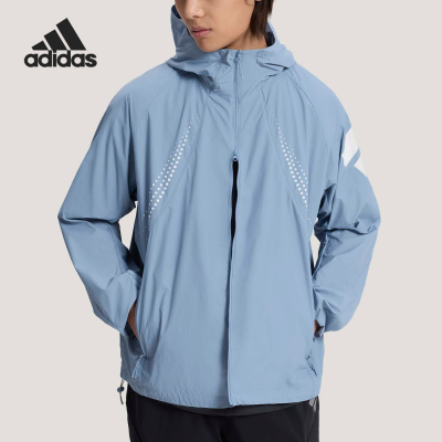 Adidas/阿迪达斯正品FOS WV UPF JK男士拒水宽松外套KW0102