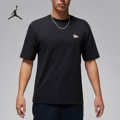 Nike/耐克正品JORDAN男士圆领运动针织透气短袖T恤FN5983-010