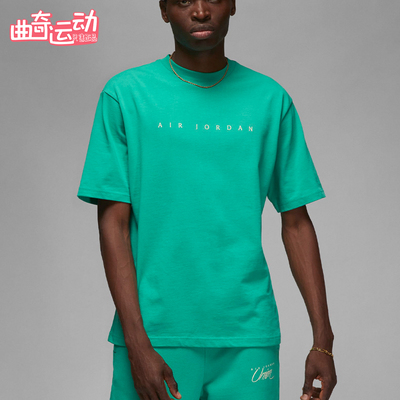Nike/耐克正品JORDAN男士休闲圆领套头运动耐穿短袖DV7344-348