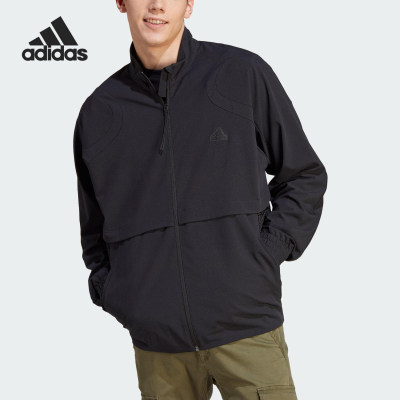 Adidas/阿迪达斯正品春秋款男士立领宽松运动休闲外套IA3085