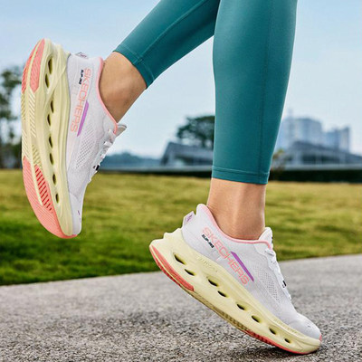 Skechers/斯凯奇正品四季款女士系带印花透气运动休闲鞋129400