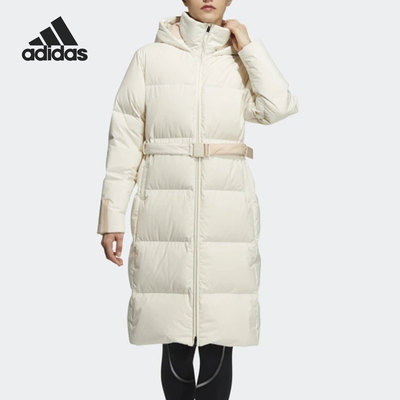 Adidas/阿迪达斯正品冬季女子新款运动中长保暖羽绒服H20804