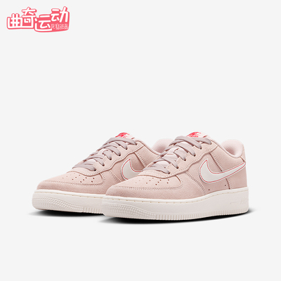 Nike/耐克正品Air Force 1 GS女子大童透气低帮运动鞋IB5688-600