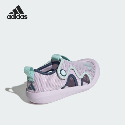 Adidas/阿迪达斯正品春季款大童魔术贴透气沙滩凉鞋JQ2283