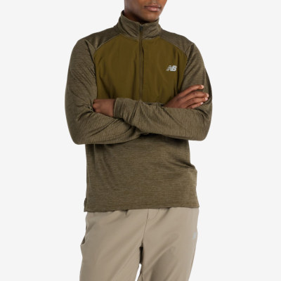 New Balance新百伦正品男款长袖吸湿透气运动T恤MT43204-WOO