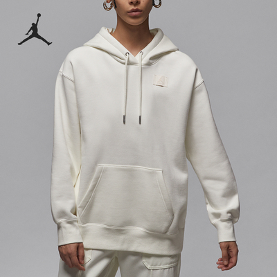 耐克女士运动简约连帽宽松卫衣