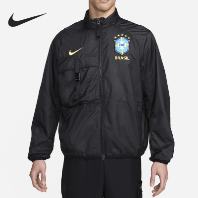 Nike/耐克男士拉链足球夹克