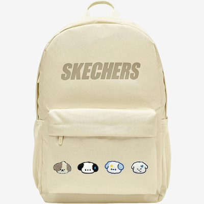 Skechers斯凯奇正品男女电脑插袋拉链夹层双肩背包L324U163-01LUZ