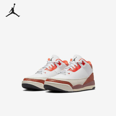 Nike耐克正品Air Jordan 3童中帮运动休闲复古篮球鞋DV7027-108