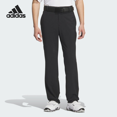 Adidas/阿迪达斯正品2026男士高尔夫双面针织户外长裤JY8241
