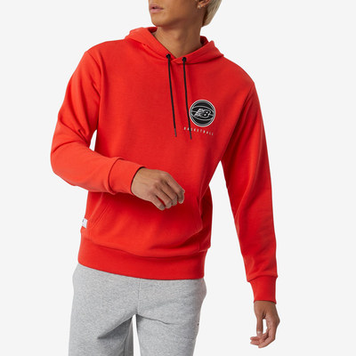 New Balance新百伦正品男款印花套头连帽休闲运动卫衣MT13585-ENR