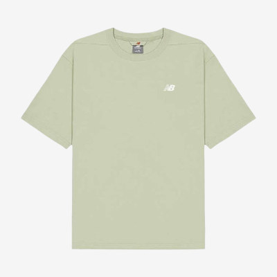 New Balance新百伦正品男圆领套头轻便舒适短袖T恤NEF31031-GRN