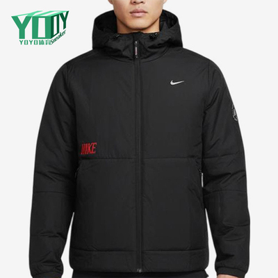 Nike/耐克正品2026春季款男士日常连帽保暖耐穿棉服IQ3715-010