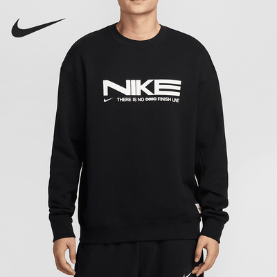 Nike/耐克正品Premium 男士圆领薄绒运动字母卫衣IB5450-010