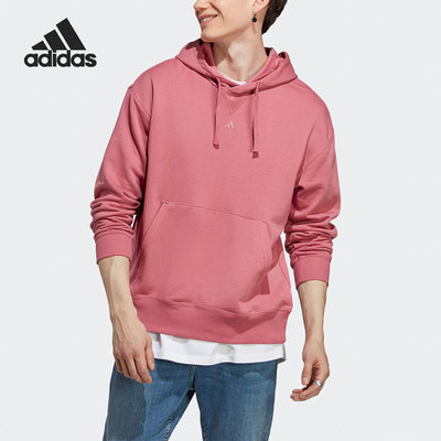 Adidas/阿迪达斯正品新款男子休闲运动连帽套头卫衣IC9762