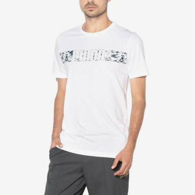 PUMA彪马正品ACTIVE男款宽松圆领套头运动休闲短袖T恤594955-02