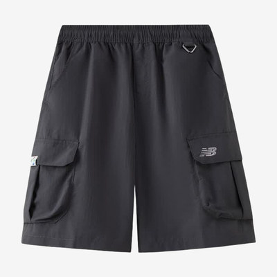 New Balance新百伦正品儿童松紧腰梭织挺阔短裤7VG2V033-DGR