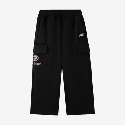 New Balance新百伦正品儿童口袋针织直筒轻便舒适长裤4LG1E103-BK