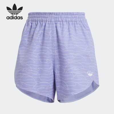 阿迪达斯休闲女子运动短裤正品