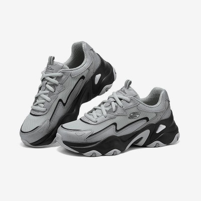 Skechers/斯凯奇正品D'LITES女士时尚绑带简约运动休闲鞋150524