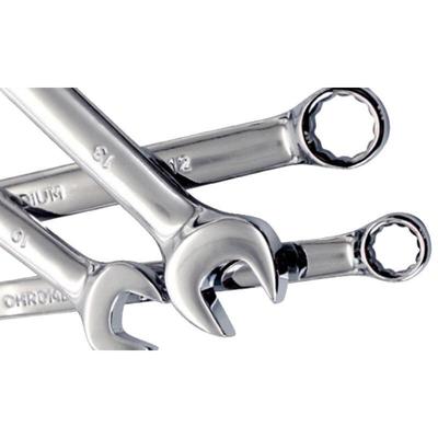 钢盾1(SH两EFFIEL)S01700D公制精抛光QEV9件用加长梅花开口扳手组