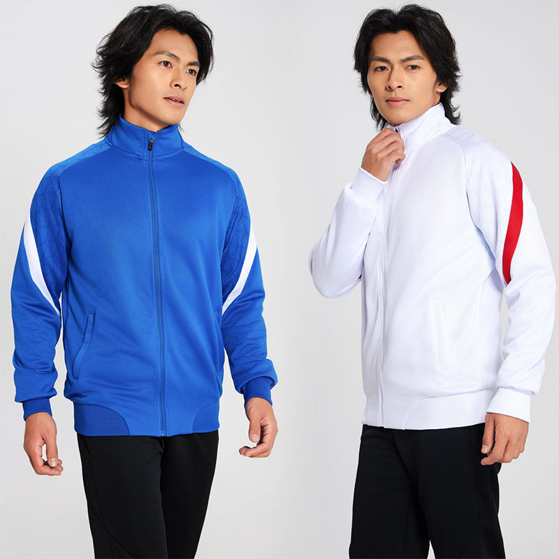 国潮春秋款长袖跑步健身骑行篮球足球体育训练服出场服运动外套男
