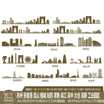 苏州张家港昆山相城姑苏常熟吴江吴中太仓高新城市工业园区素材