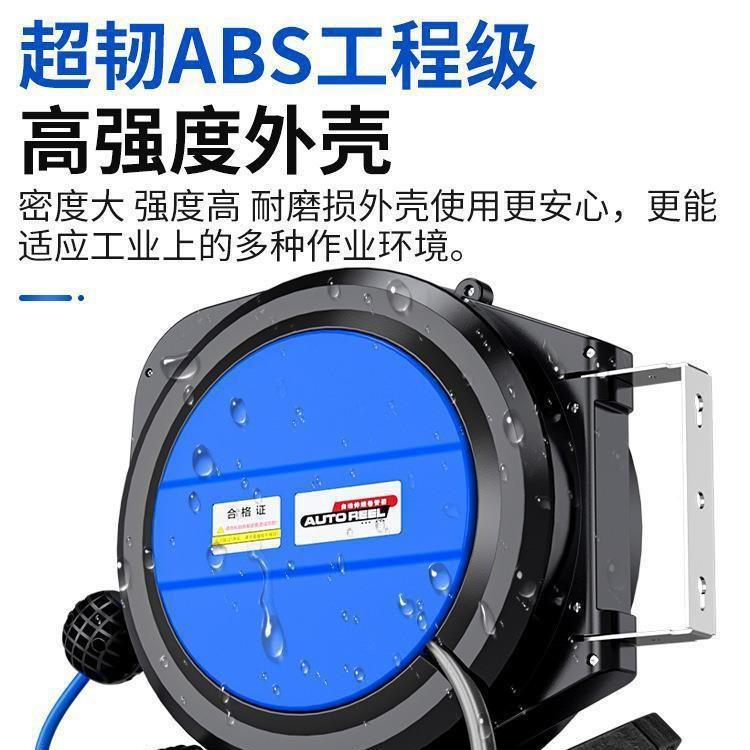 鼓自伸YRI缩卷管器空压机气动管汽修气收泵卷线器洗车店打气软管