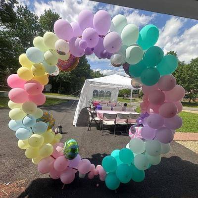 花架拱门婚球庆气拱门支架DCV拱背景架开业装门饰门小区口布置拱