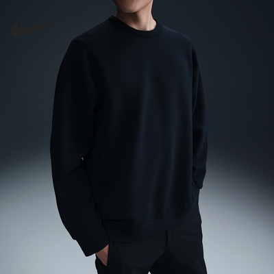 Nike/耐克正品DRI-FIT男士针织圆领运动卫衣套头衫HQ6965-010