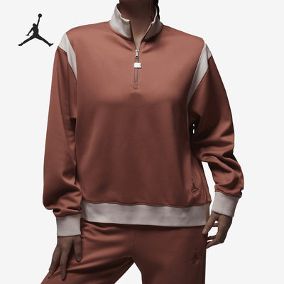 Nike/耐克正品Jordan 透气女子运动休闲套头卫衣FB5135-810