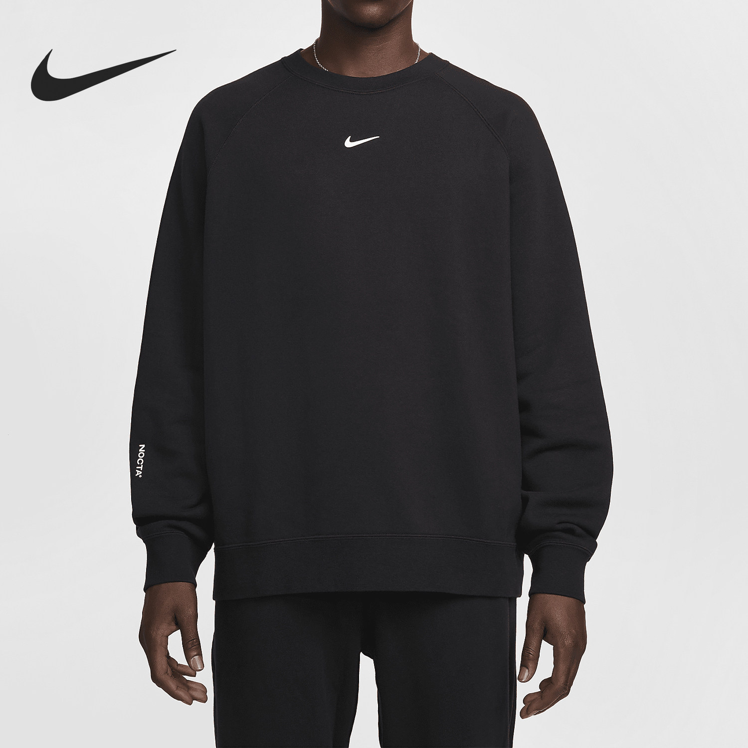 Nike/耐克正品NOCTA男士时尚针织套头休闲宽松卫衣FN8160-010