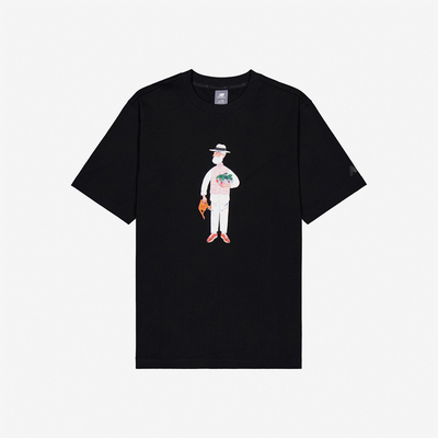 New Balance/NB正品夏季新款男女经典休闲透气短袖T恤NEE28083-BK