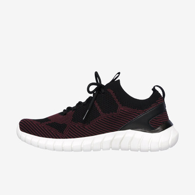 Skechers斯凯奇正品Overhaul男低帮舒适日常出行跑步鞋52820-BKBU