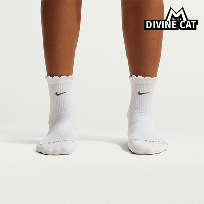 Nike/耐克正品EverydayElevated新款经典男白色中筒袜IH8621-910