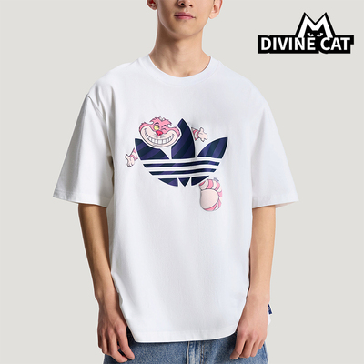 Adidas/阿迪达斯正品三叶草新款男女白色休闲短袖T恤KY8305